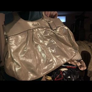 Coach | Bags | Coach Metallic Bag | Poshmark